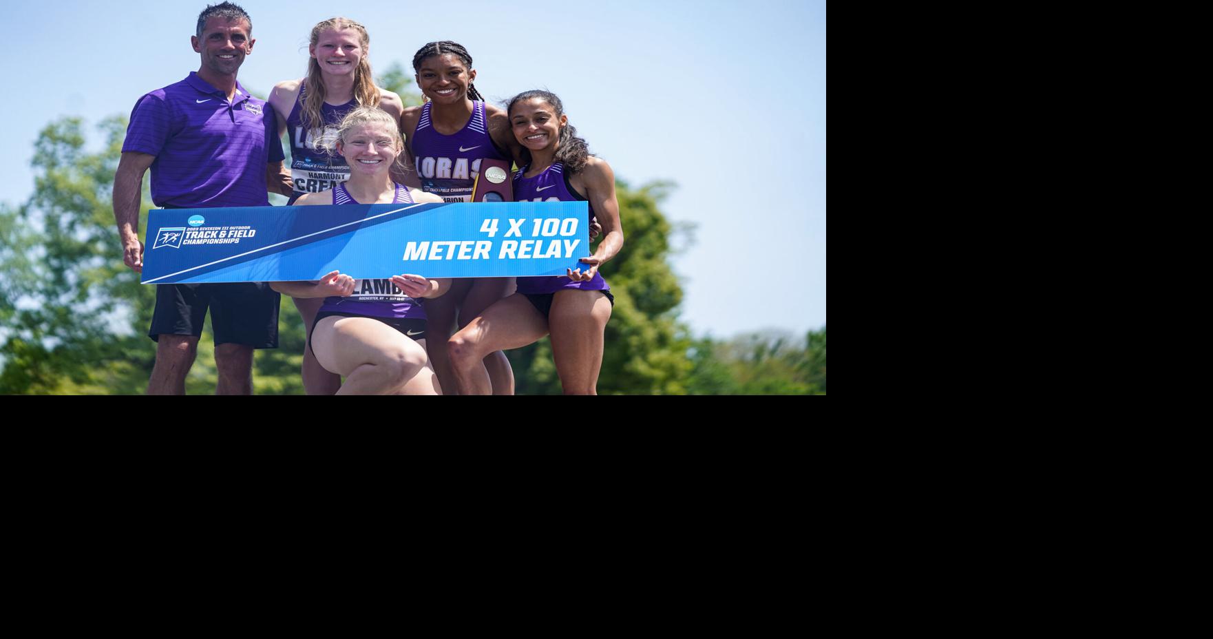 College track & field: Duhawks win 3 titles, finish runner-up in team ...