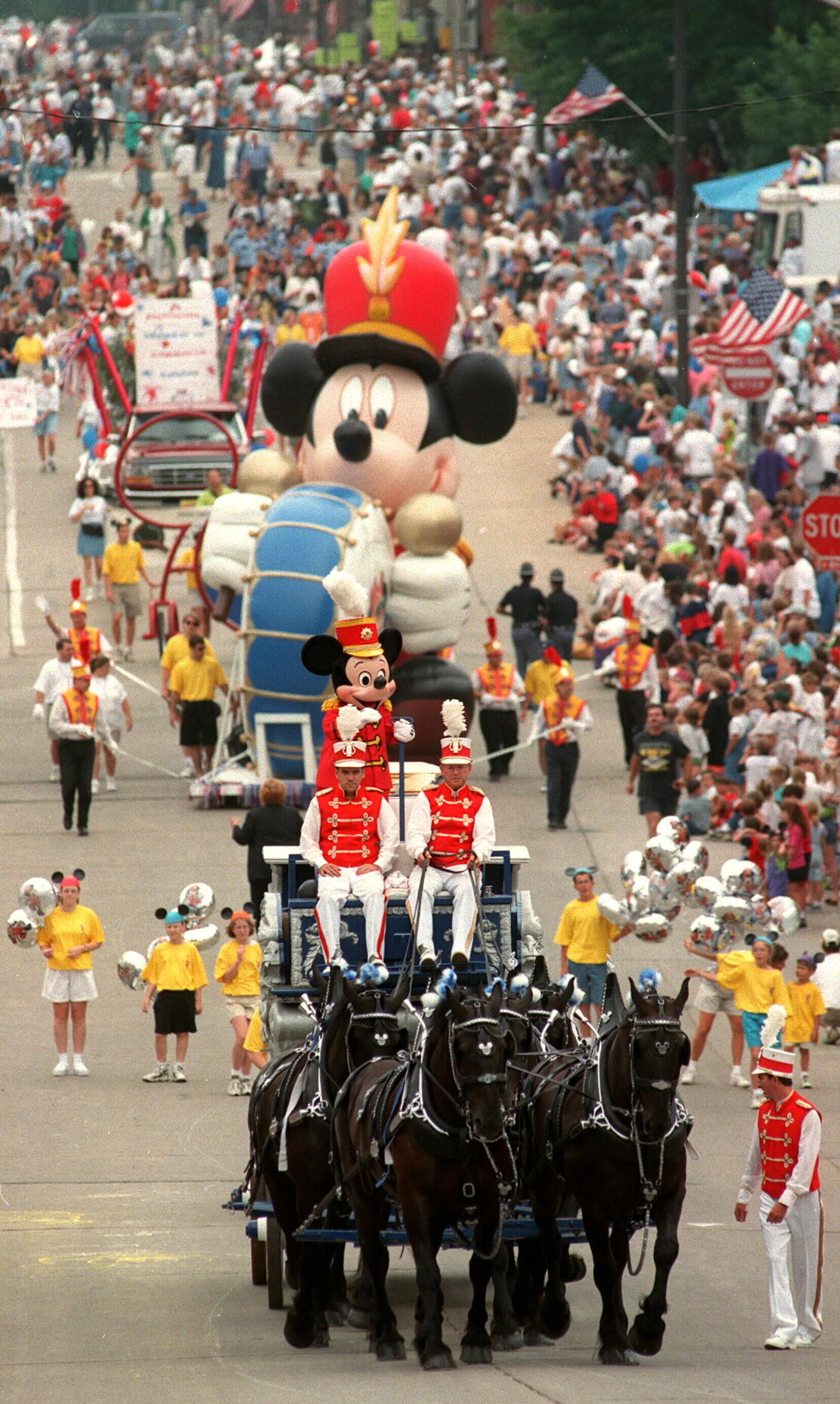 Flashback Friday: Mickey Mouse leads parade down Platteville's Main ...