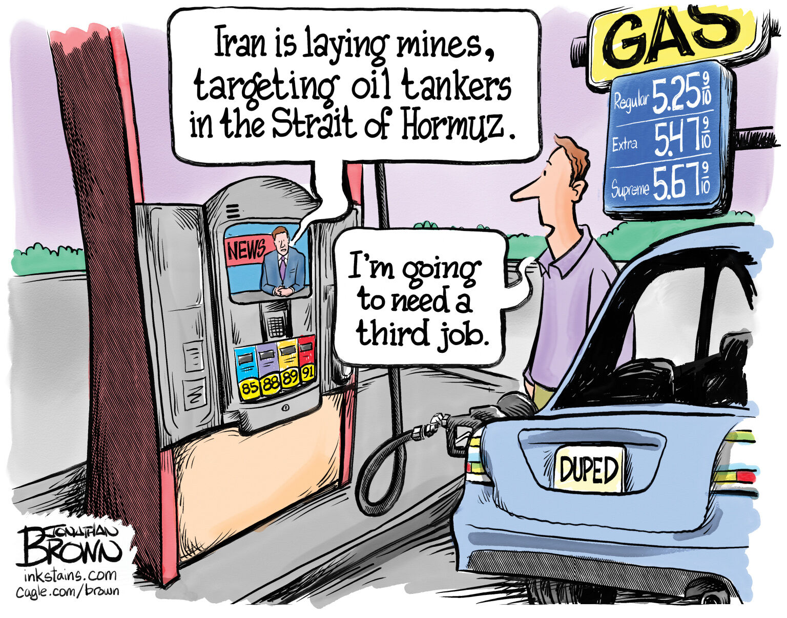 Brown: Guzzling gas | Opinion | telegraphherald.com