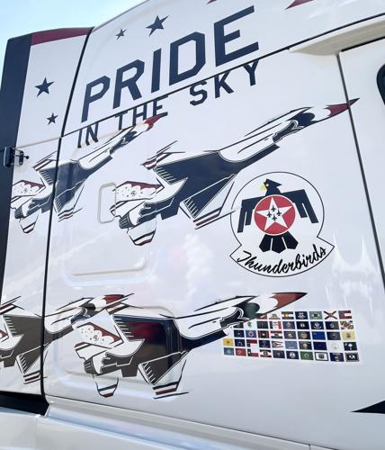 Locally based trucking firm honors military veterans with specially ...
