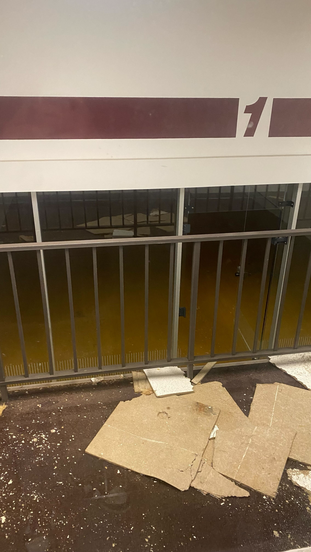 Substantial leak causes water damage inside Plaster Stadium | News ...