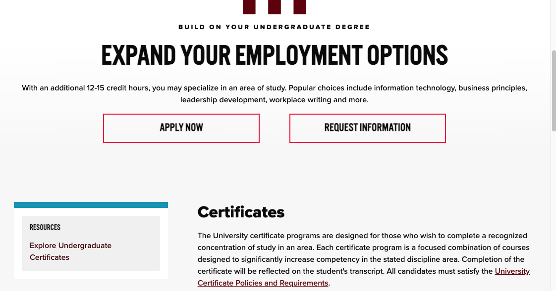 MSU Certificate program gives students opportunity to pursue their ...