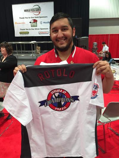 Mitch Rotolo Jr. sets world record in pizza competition, will travel to ...