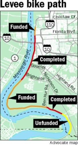 City-parish hopes to close 6.6 mile gap in walking, bike path along the ...