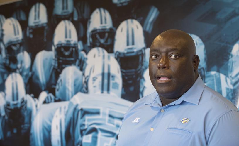 Photos: Southern University football coaches, players report, talk ...