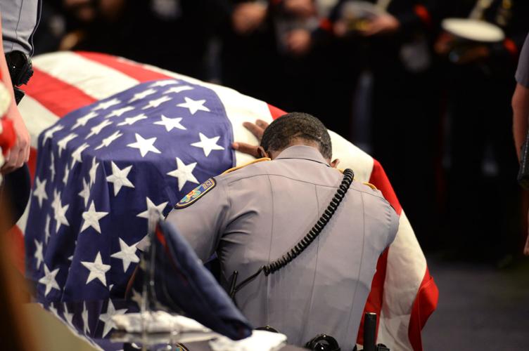 Photos Baton Rouge Community Pays Final Respects To Officer Montrell