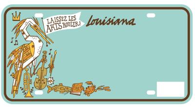 Louisiana author designs new specialty license plate | News ...