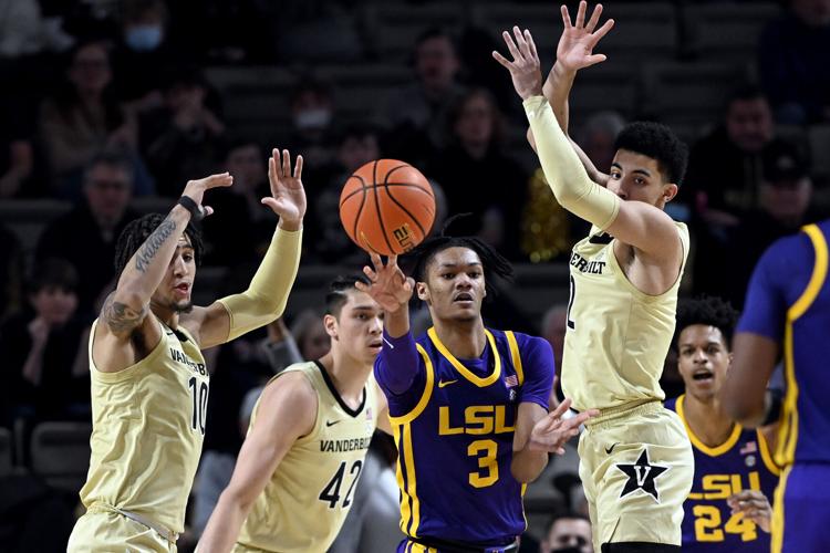LSU bombarded by Vanderbilt 3-point shots; Tigers fall for sixth time ...