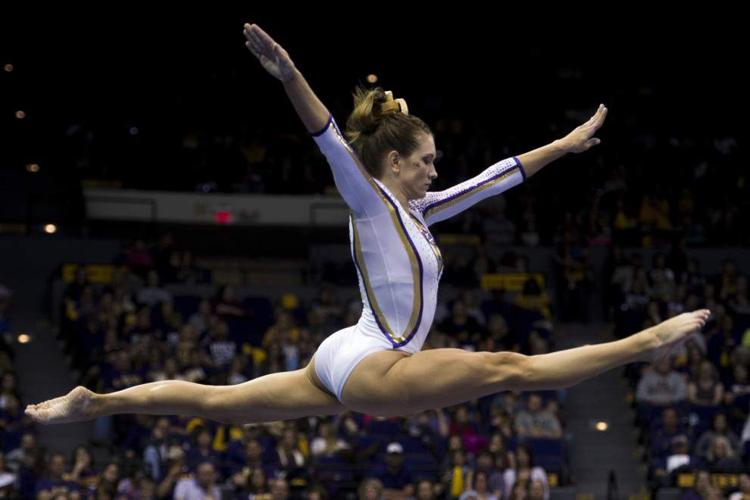 In front of a record crowd, LSU gymnastics dominates Alabama behind ...
