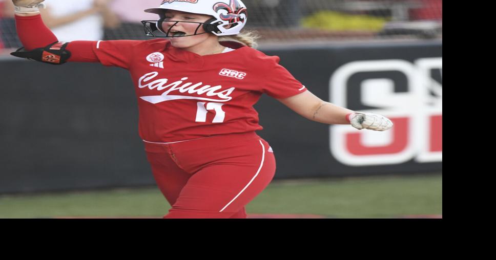 UL softball's Brooke Ellestad had a huge night in a variety of ways ...