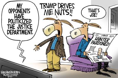 Biden pardons Hunter cartoon | Walt Handelsman | theadvocate.com