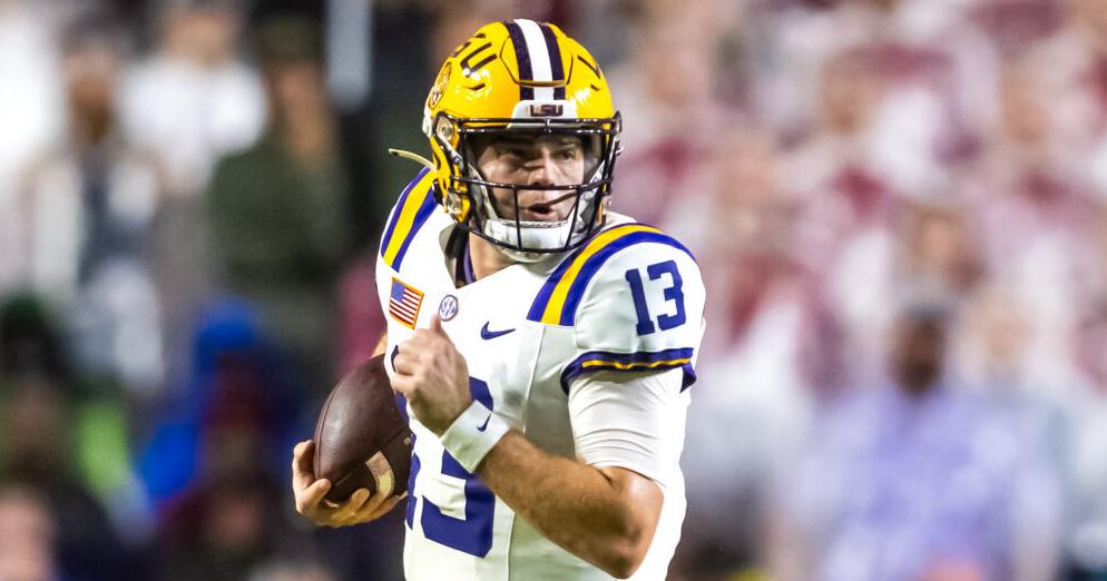 LSU football awards No. 18 jersey to QB Garrett Nussmeier | LSU ...