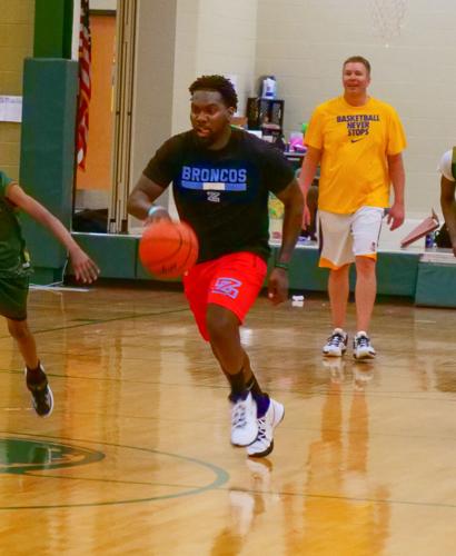 Copper Mill Elementary students and teachers face off in basketball ...