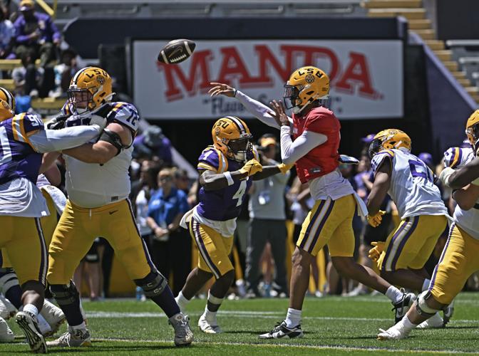 LSU spring game takeaways: QBs sharp, Harold Perkins excites | LSU ...