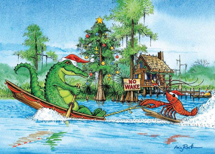 Routh family puts its own Cajun spin on the holiday cards ...
