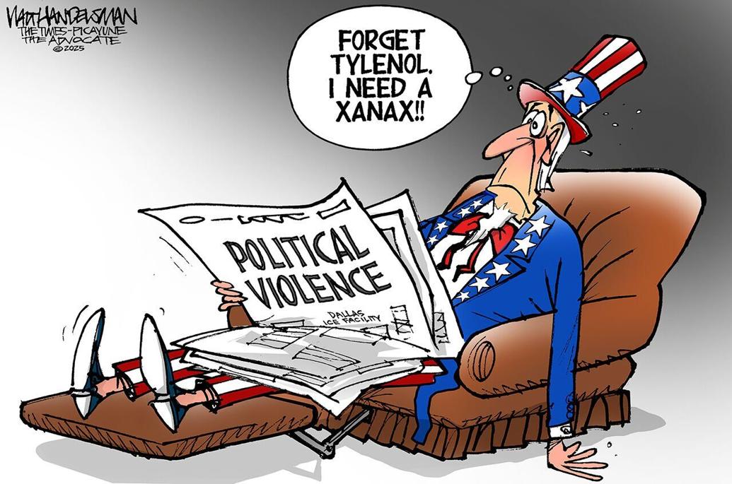 Political violence Cartoon | Walt Handelsman | theadvocate.com