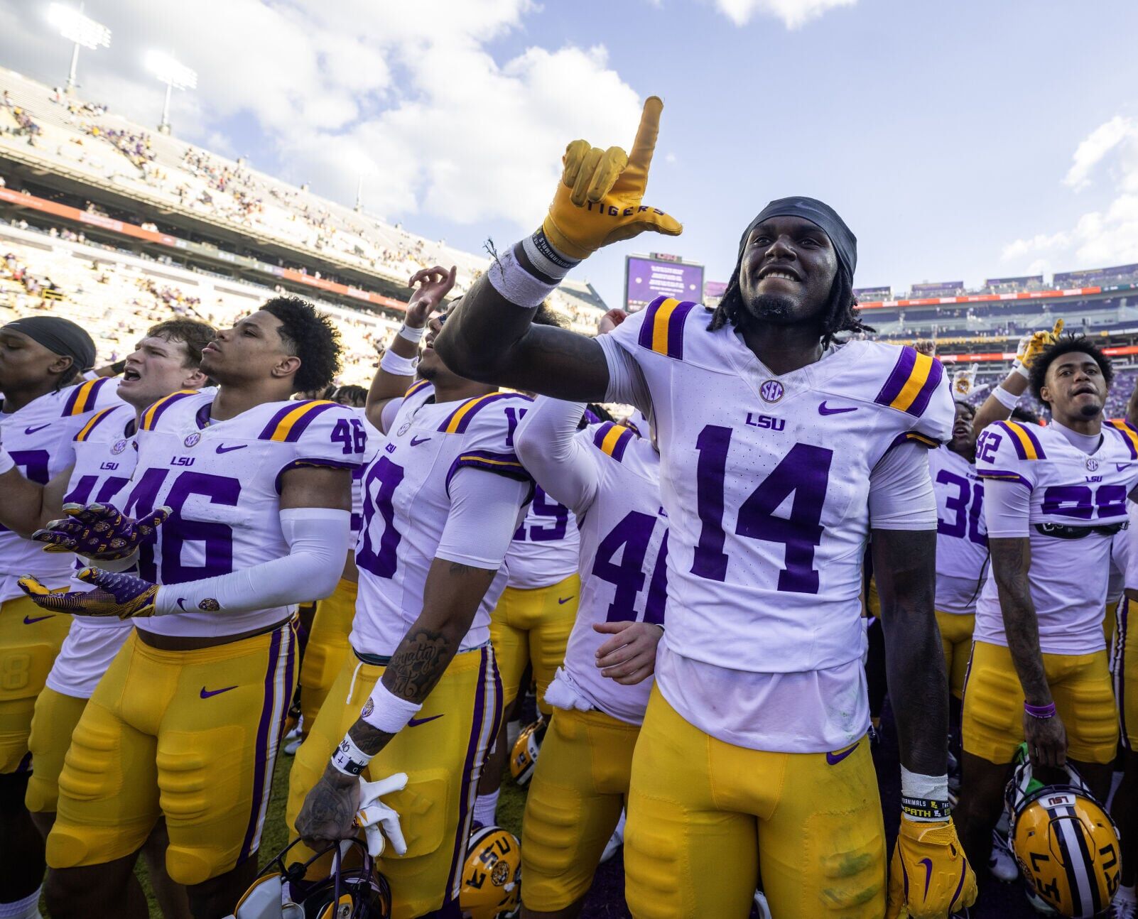 Lane Kiffin highlights top LSU players at spring practice | LSU ...