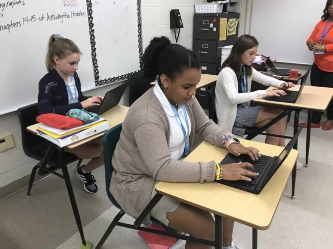Middle-school students take keyboarding for high school credit | St ...