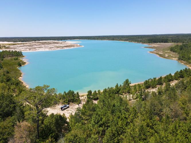 Blue water in Louisiana at Lake Isabel Farm beach | Travel ...