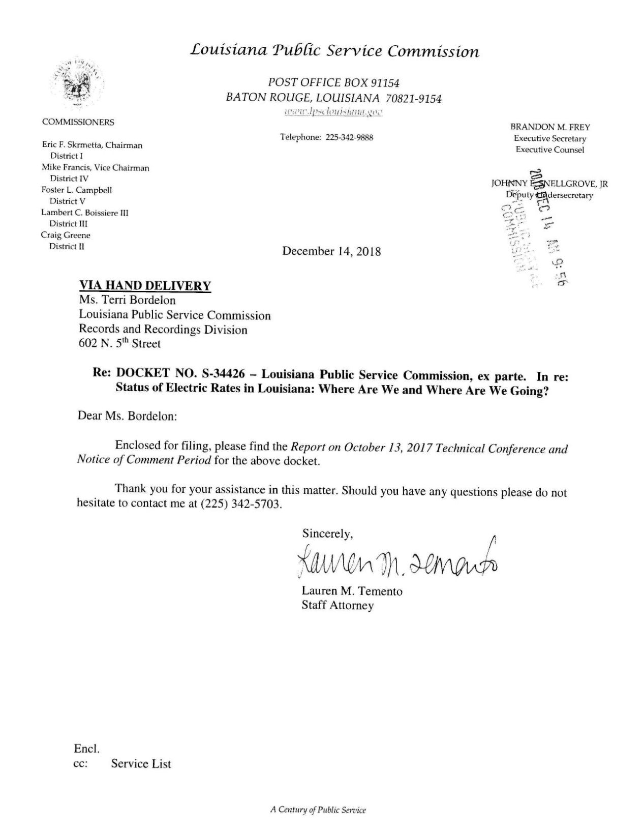 PSC Report on Rate Status | | theadvocate.com