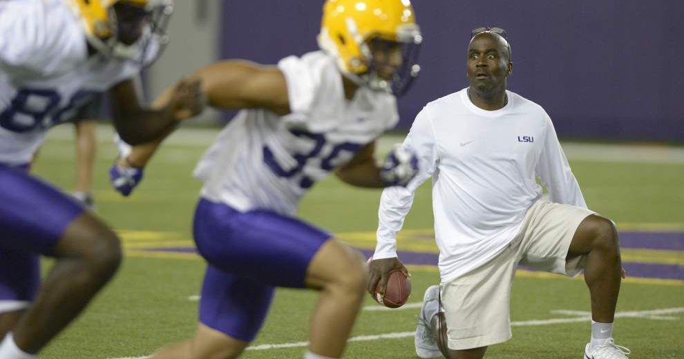 Photos: LSU's afternoon practice shows wide receivers, running backs ...
