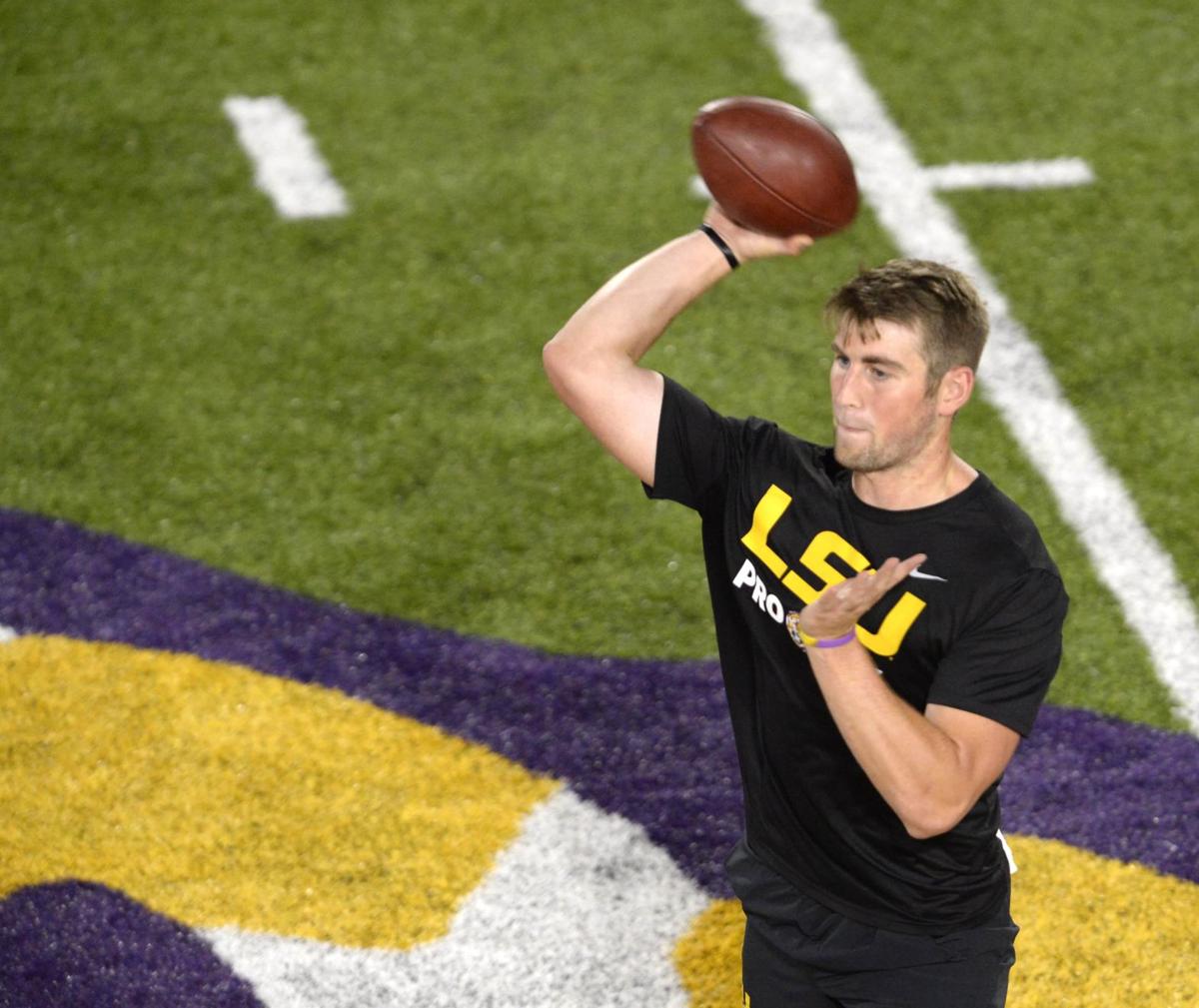 Surprise! Patriots pick LSU QB Danny Etling in seventh round | LSU ...