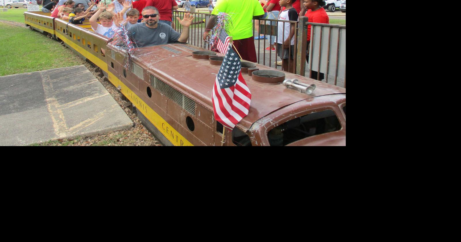 Hammond celebrates Independence Day with fireworks, flag raising, train ...