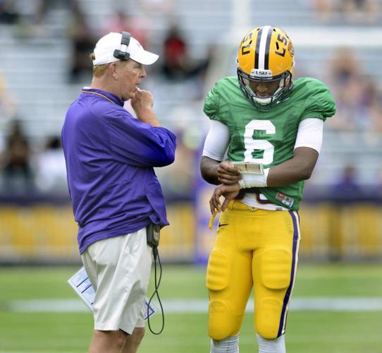 LSU spring game notes: Les Miles says DT Travonte Valentine remains ...