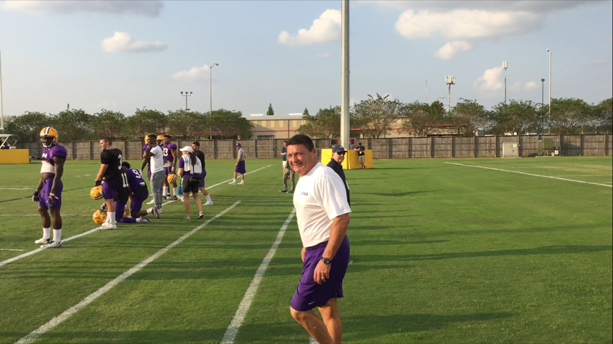 LSU Practice Report: Ed Orgeron has changed 'everything' about LSU ...