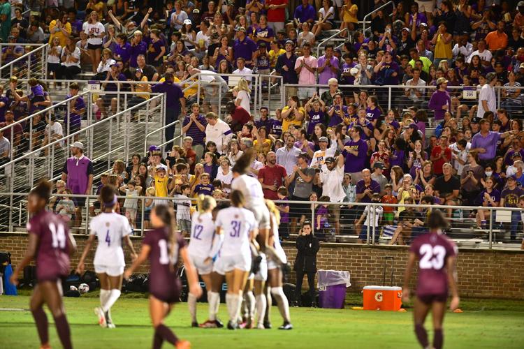 No. 6-ranked LSU soccer team moves to 8-0-0 with win in front of record ...