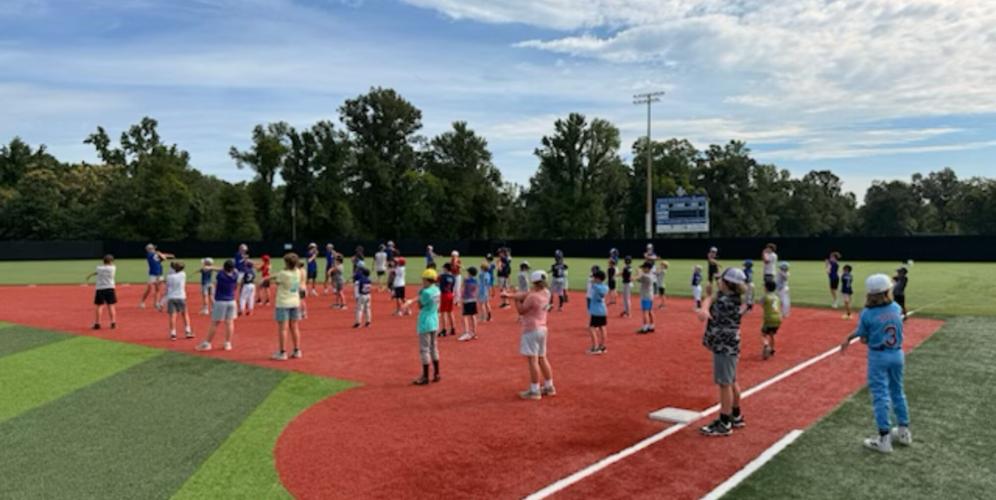 Young baseball players hone their skills during summer camp at West ...