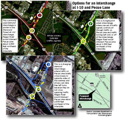 Pecue Lane, I-10 interchange plans concern some nearby residents | News ...