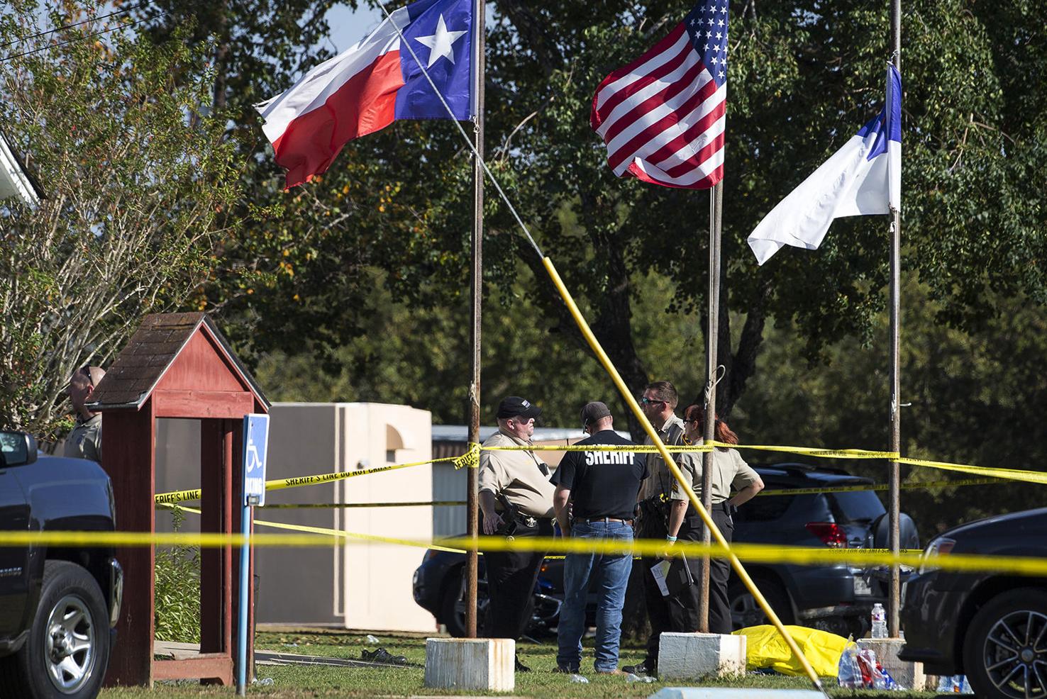Photos: Emotional scene at Sutherland Springs church shooting | Photos ...