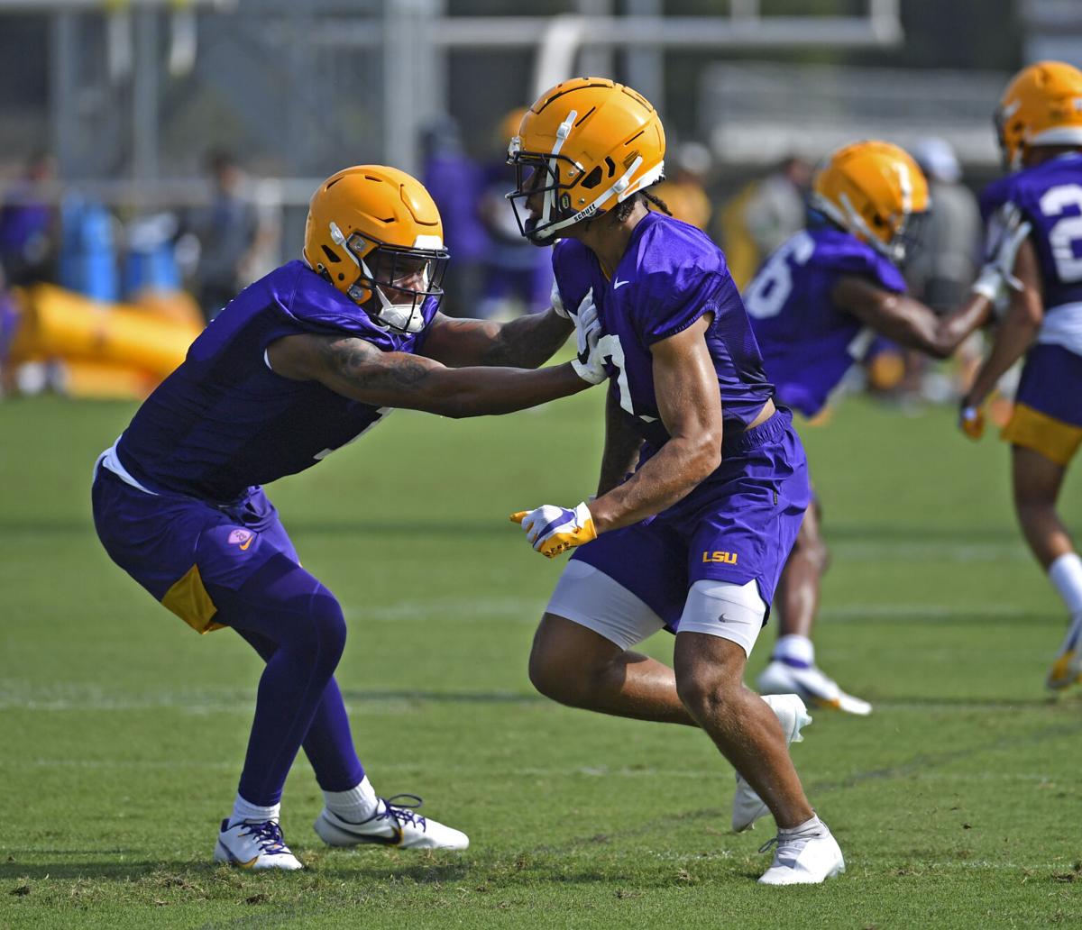 LSU cornerback Derek Stingley Jr. returns to practice, on track for ...