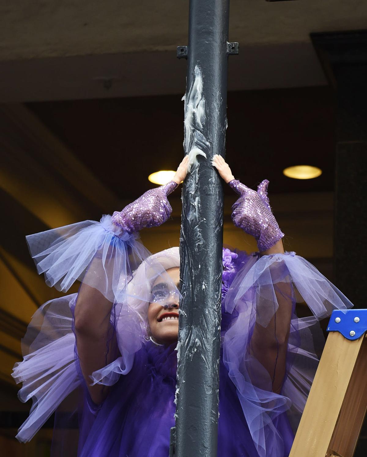 Photos: Annual "Greasing of the Poles" competition marking the start of ...