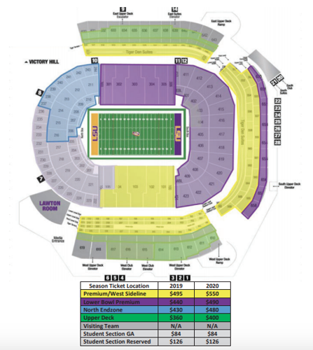 LSU approves changes to football, baseball ticket prices | LSU ...