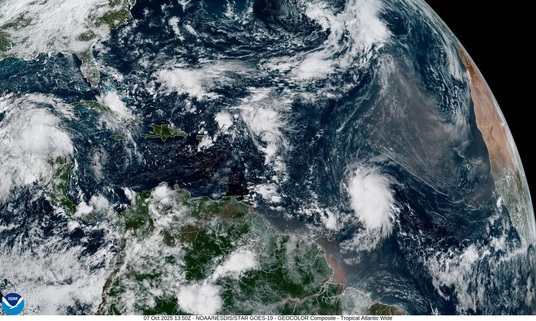 Tropical Storm Jerry forms over Atlantic Ocean | Hurricane Center ...