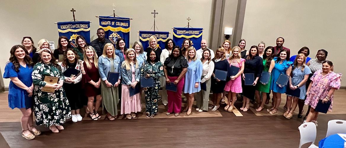 Knights of Columbus honor top teachers with banquet | | theadvocate.com