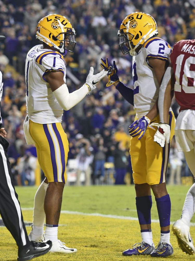 LSU's WRs strike again: Ja'Marr Chase, Justin Jefferson now 1, 2 atop TD record list | LSU ...