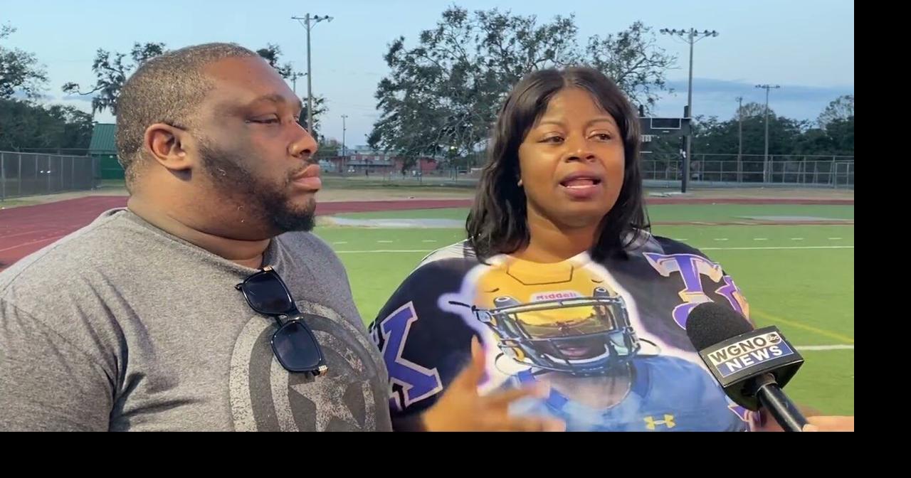 Memorial for Edna Karr High School student Keyron Ross at Behrman ...