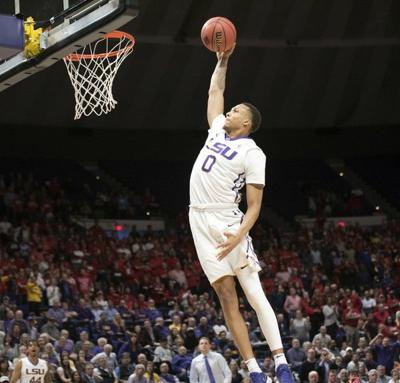 LSU basketball's Brandon Sampson signs with agent, declaring for NBA ...