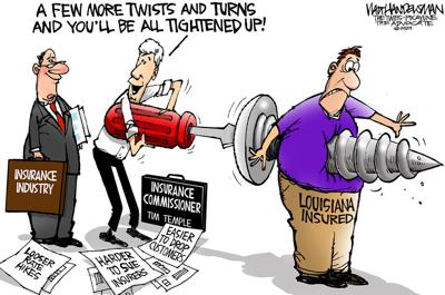 Louisiana Insurance Changes | Walt Handelsman | theadvocate.com