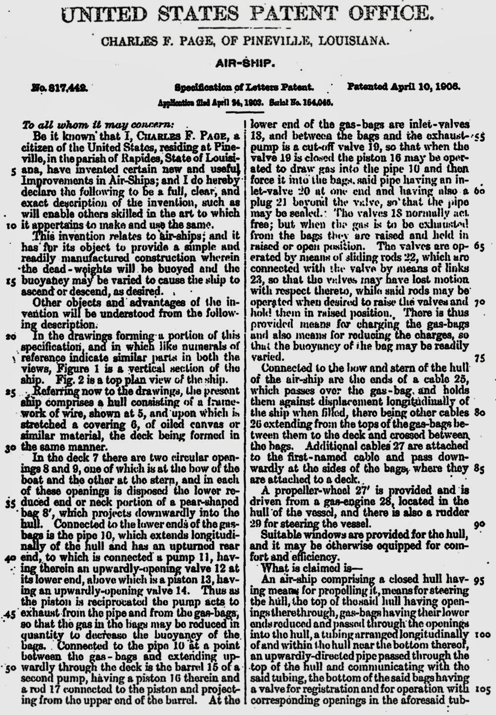 Black Louisiana inventor's airship predated the Kitty Hawk | Curious ...