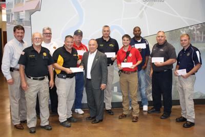 Ascension Parish fire departments receive annual fire insurance premium ...