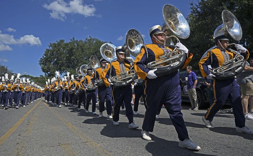 A golden day for a Golden Band: LSU's Golden Band from Tigerland gains ...