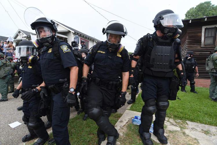 'Disturbing' turn at Alton Sterling protest Sunday on Government Street ...