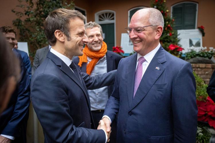 Emmanuel Macron walks French Quarter on New Orleans visit | State ...