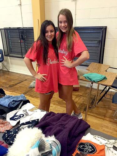 Northwestern Middle School cheerleaders help organize flood donations ...