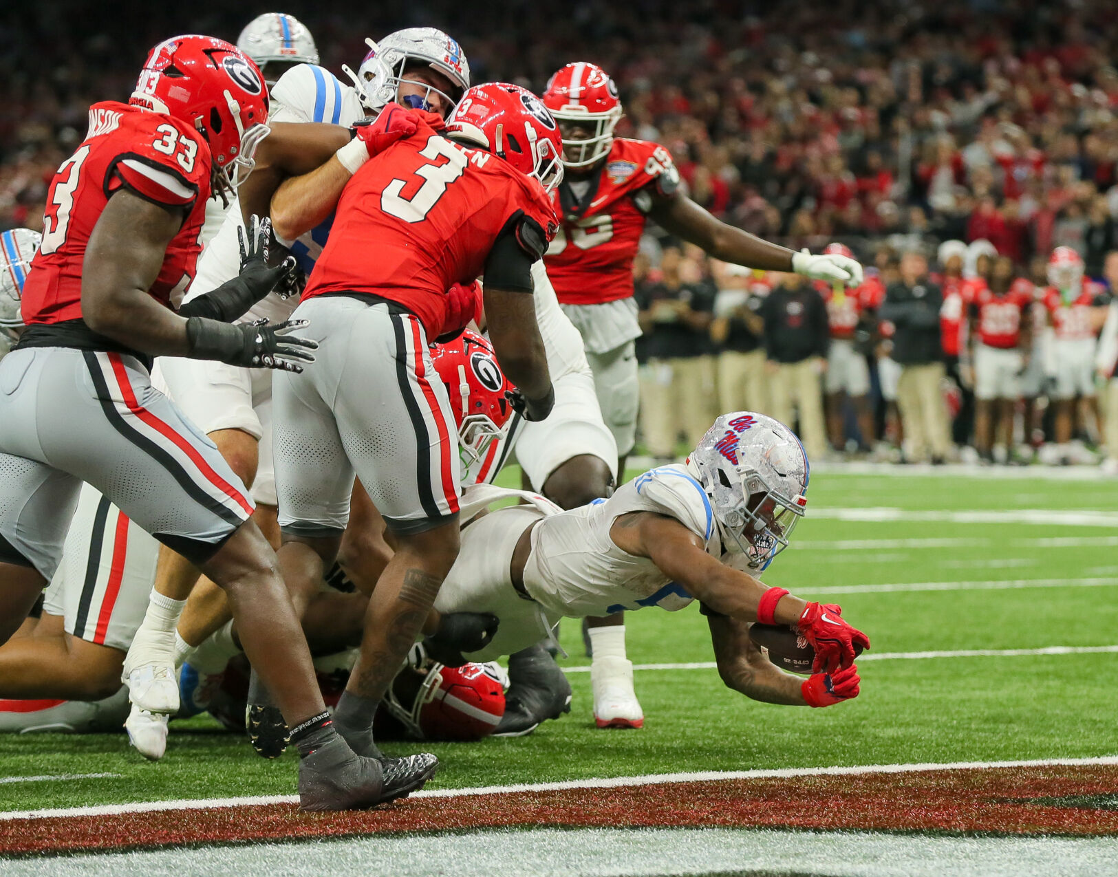 Photos: Ole Miss' wild win over the Georgia in the Allstate Sugar Bowl ...