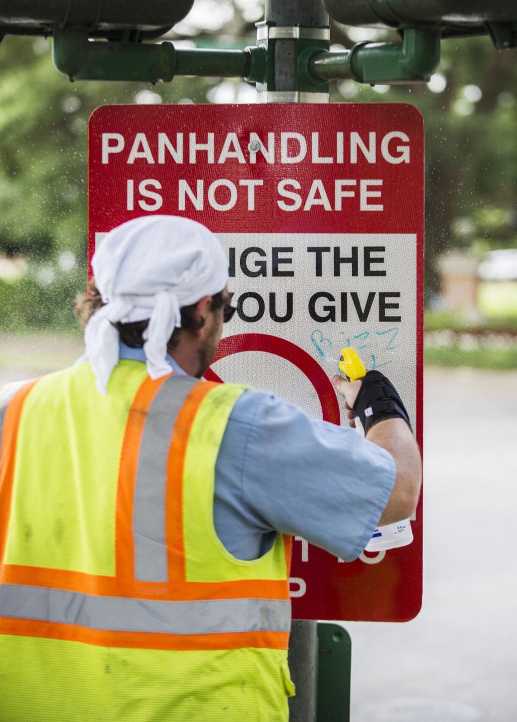 Panhandling signs pop up across Lafayette; advocates for the homeless ...